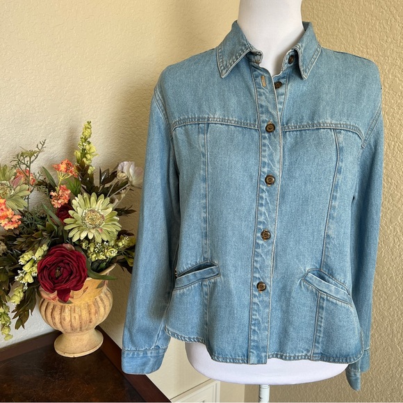 Color Me Cotton | Tops | Vintage Cmc Denim Shirt Jacket | Poshmark